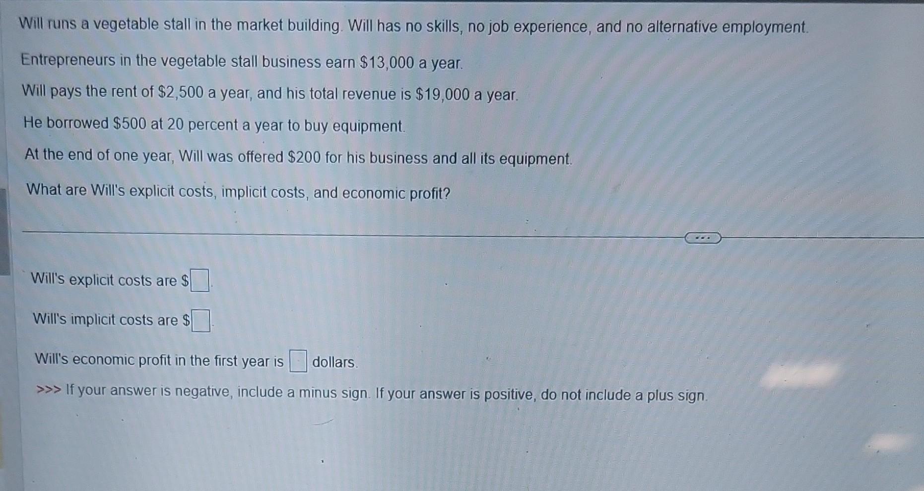 Solved Earns 12,000 ﻿a year with rebt of 500 ﻿and revenue of | Chegg.com