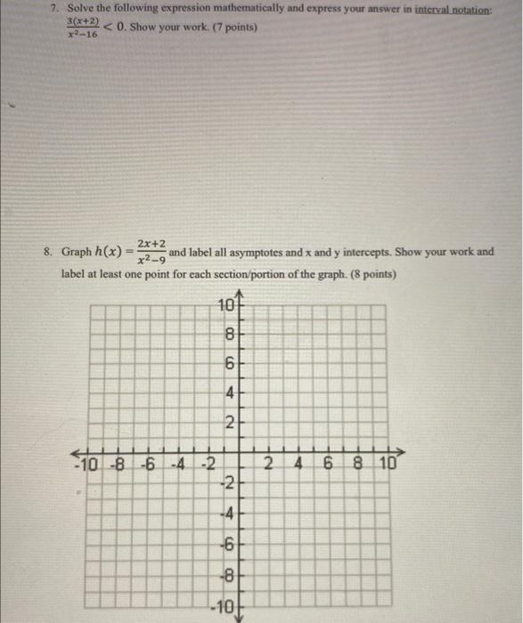 Solved 7. Solve the following expression mathematically and | Chegg.com