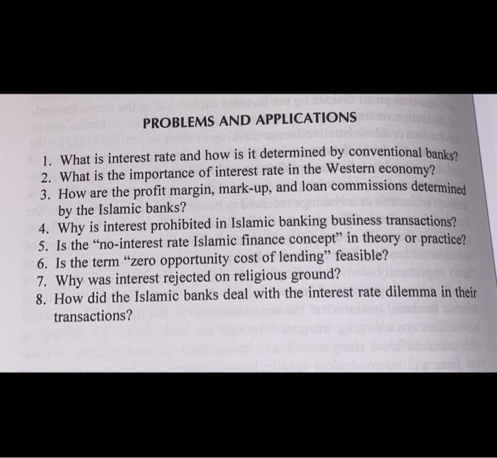 Solved PROBLEMS AND APPLICATIONS 1. What is interest rate | Chegg.com