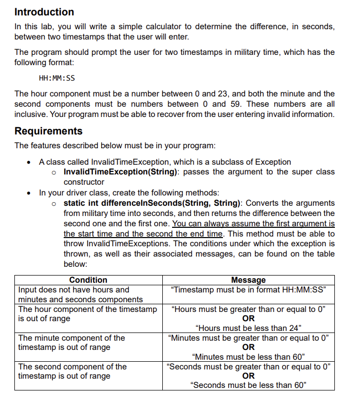 Solved Introduction In this lab, you will write a simple | Chegg.com