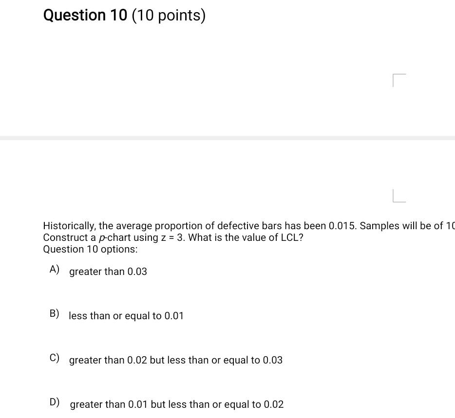 Solved Question 10 (10 points) Historically, the average | Chegg.com