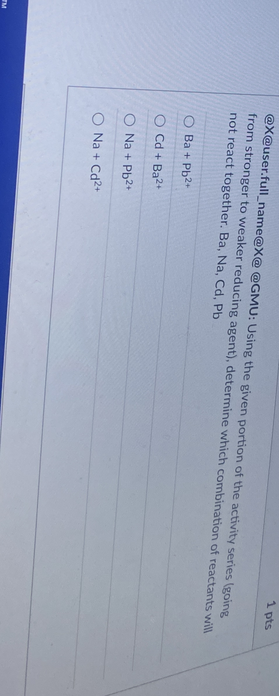Solved 1 ﻿pts ﻿Using the given portion of the activity | Chegg.com