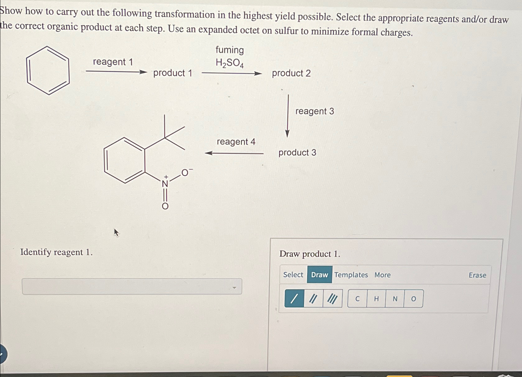 Show how to carry out the following transformation in | Chegg.com