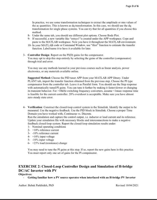 The deliverables include a written report, simulation | Chegg.com