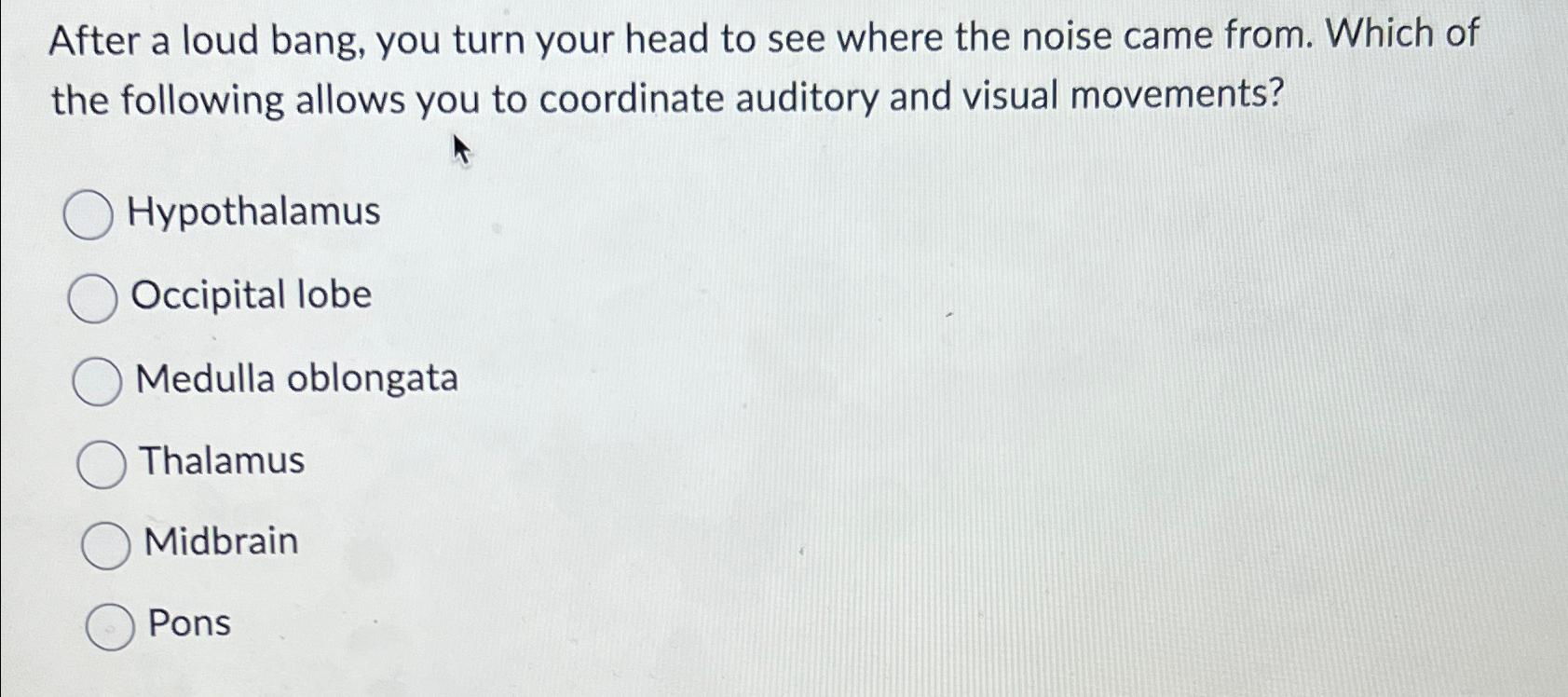 Solved After a loud bang, you turn your head to see where | Chegg.com