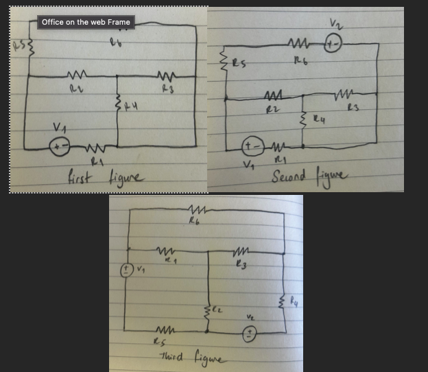 Please write the Kirchoffs loop and junction rules | Chegg.com