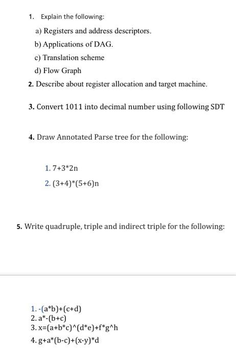 Solved Please I want to solve all the paragraphs with a | Chegg.com