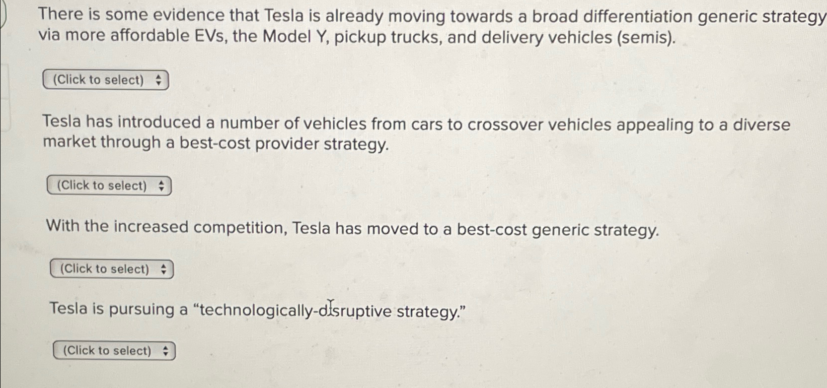 Solved There is some evidence that Tesla is already moving | Chegg.com