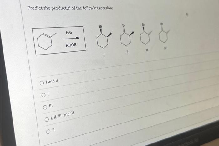 Solved Predict the product(s) of the following reaction: | Chegg.com