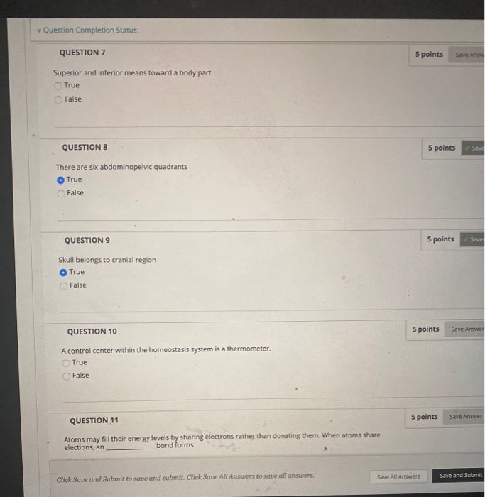 Solved Question Completion Status: QUESTION 7 5 points Save | Chegg.com