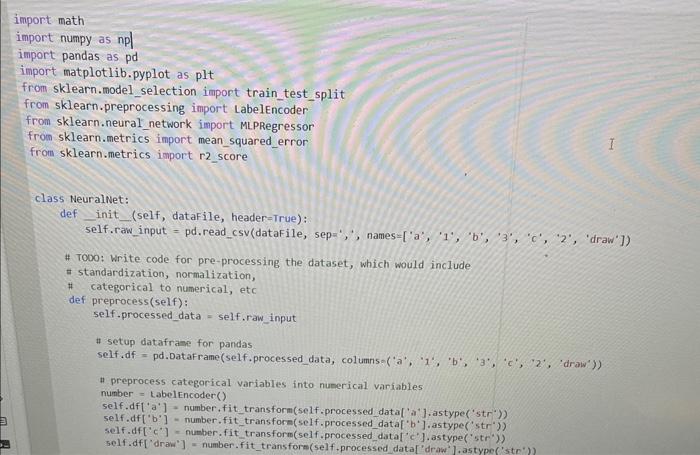 Solved math numpy as np | ort pandas as pd ort | Chegg.com
