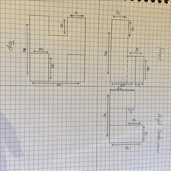 Solved Full Section View No hidden lines on the section | Chegg.com