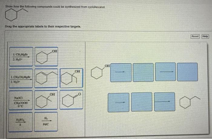 Solved For the following target molecule design a multistep | Chegg.com