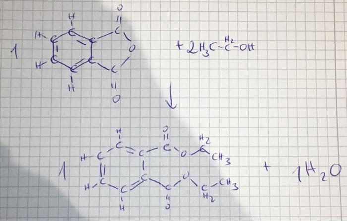 Solved Phthalsäureanhydrid M = 148,1 g/mol 66,7 kg/h Ethanol | Chegg.com