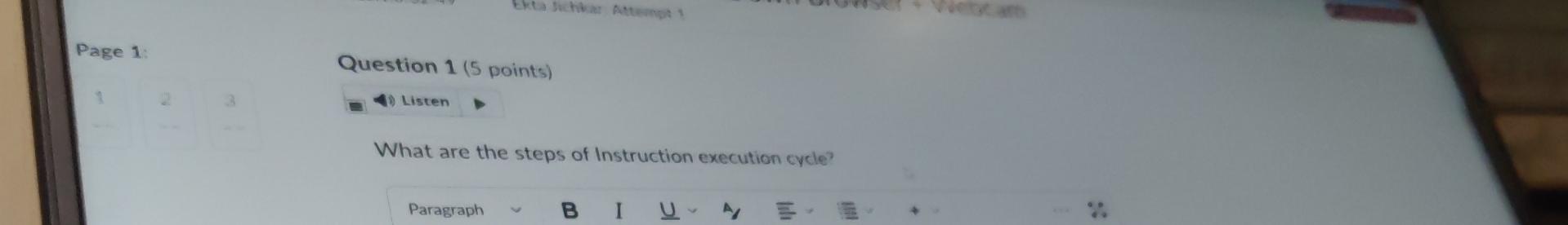 Solved What are the steps of Instruction execution cycle? | Chegg.com