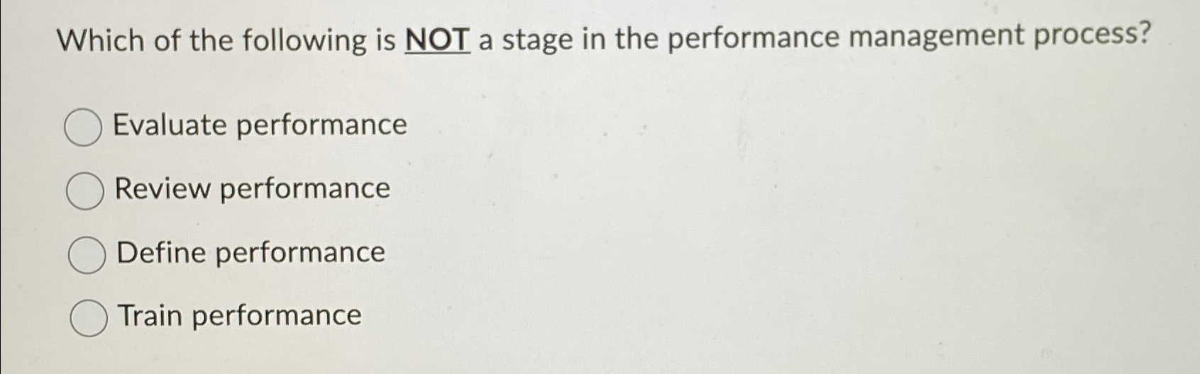 Solved Which of the following is NOT a stage in the | Chegg.com