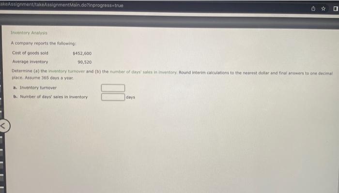 Solved keAssignment/tokeassignment Main.do?inprogress true | Chegg.com