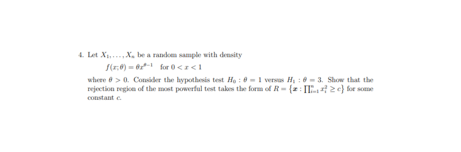Solved Let x1,dots,xn ﻿be a random sample with | Chegg.com