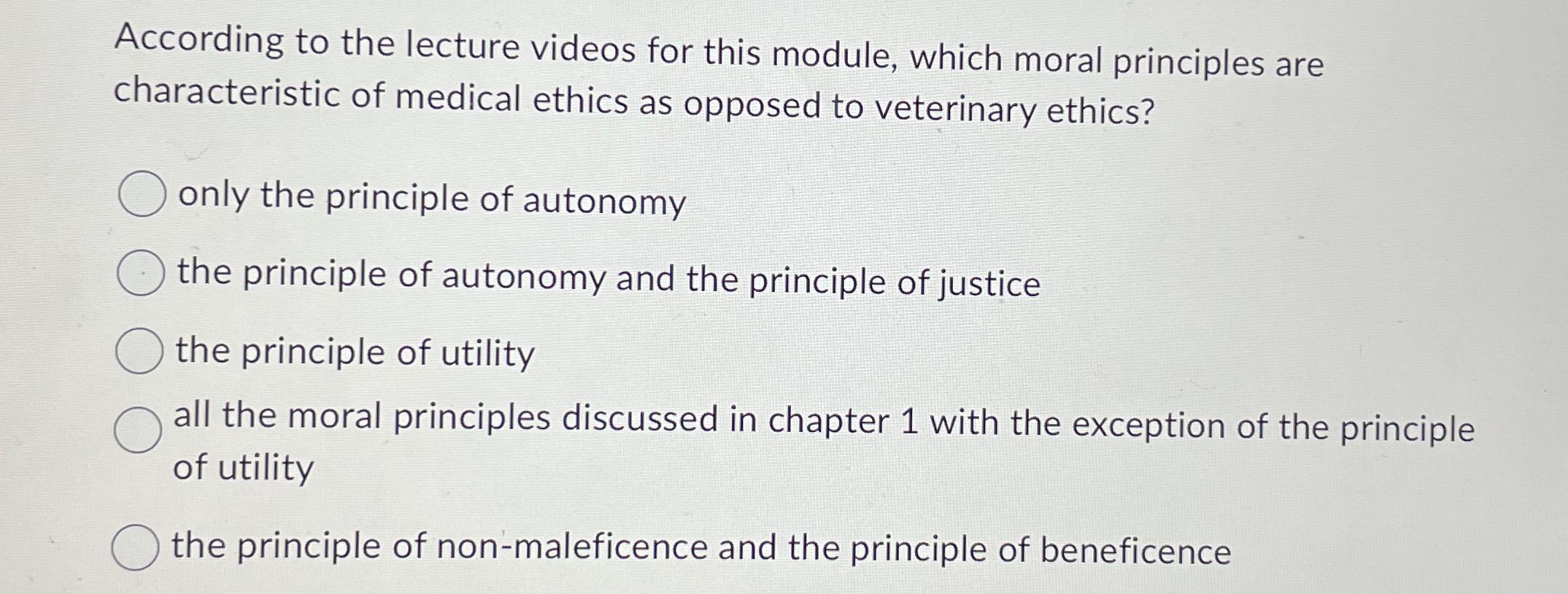 Solved According to the lecture videos for this module, | Chegg.com