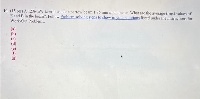Solved (a) List all given/known quantities together with the | Chegg.com