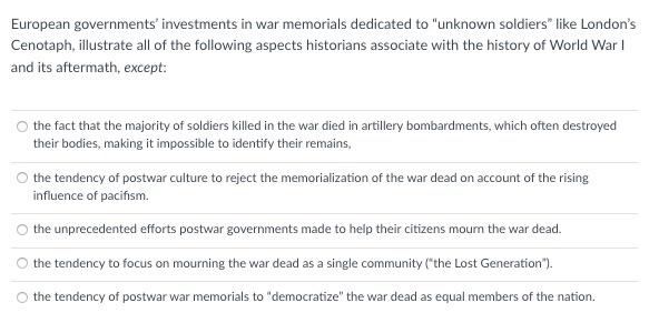 Solved Historians argue that the "Modern Era" and the "Era | Chegg.com