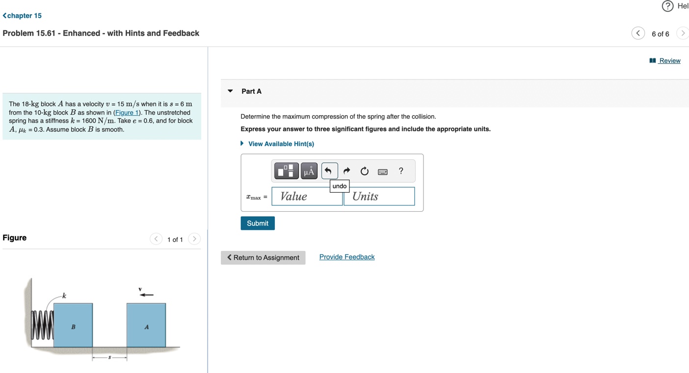 Solved Problem 15.61 - ﻿Enhanced - ﻿with Hints and | Chegg.com