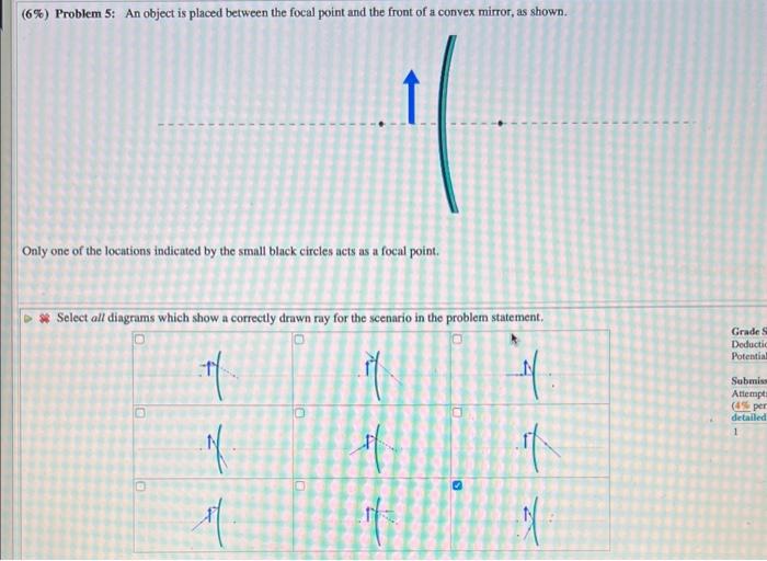 Solved (6\%) Problem 5: An object is placed between the | Chegg.com Solved (6\%) Problem 5: An object is placed between the | Chegg.com