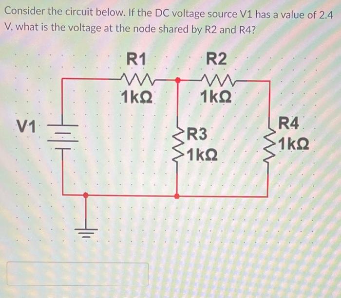 Solved Consider the circuit below. If the DC voltage source | Chegg.com