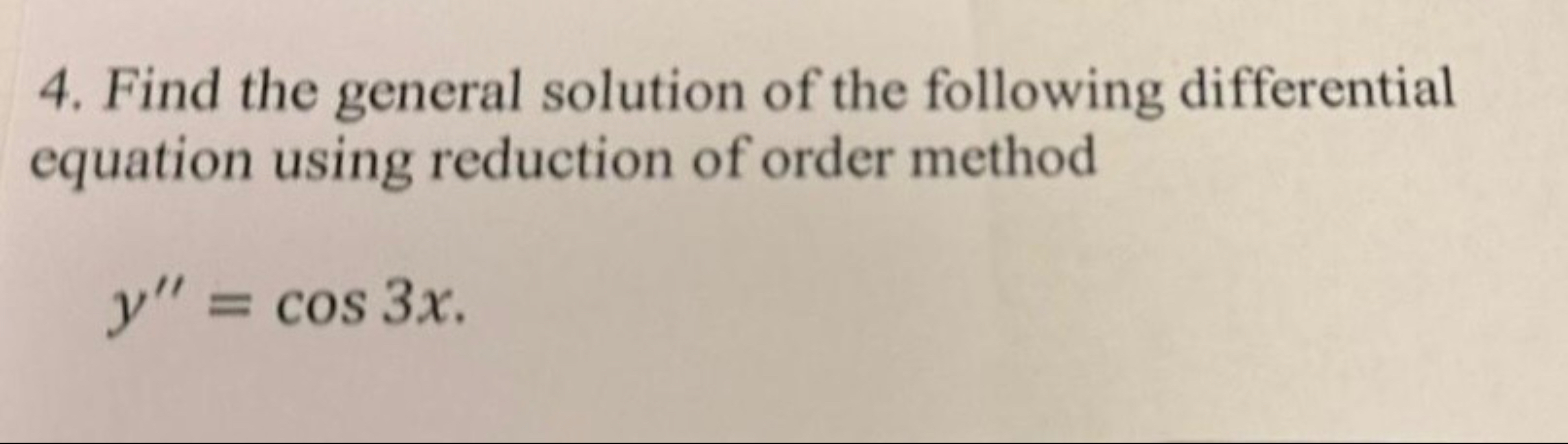 Find the general solution of the following | Chegg.com