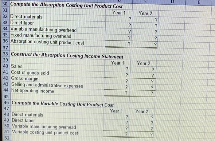 Solved Required information Chapter 6: Applying Excel (Algo) | Chegg.com