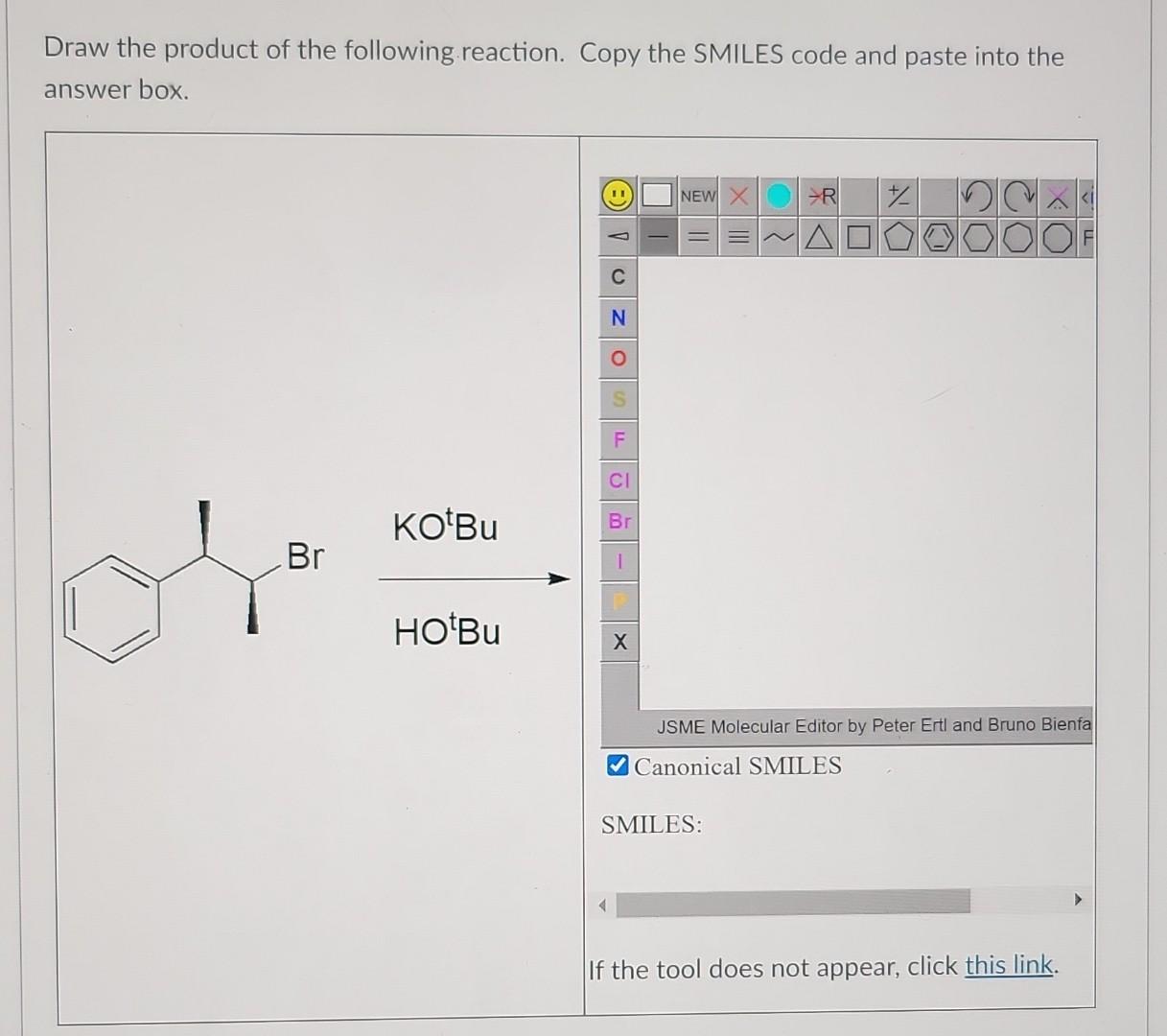Solved Draw the product of the following reaction. Copy the | Chegg.com