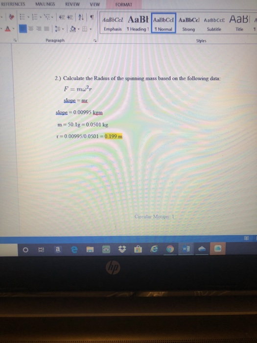 Solved REFERENCES MAILINGS REVIEW VIEW FORMAT EE21 T AaBbcc | Chegg.com