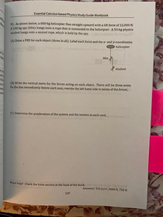 Solved Essential Calculus-based Physics Study Guide Workbook | Chegg.com