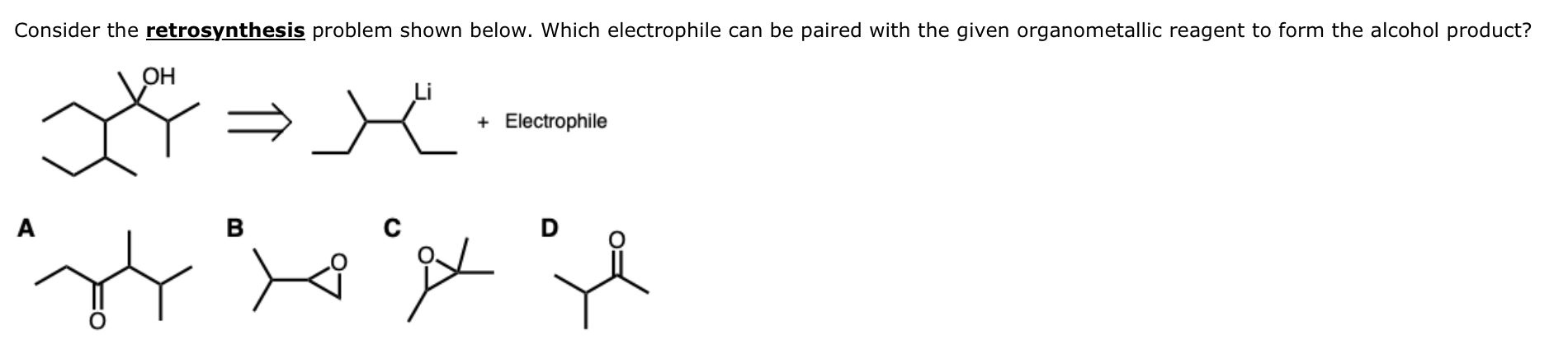 Solved Consider the retrosynthesis problem shown below. | Chegg.com