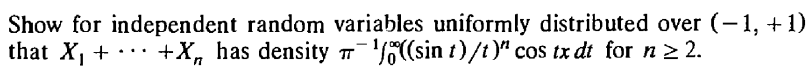 Solved Show for independent random variables uniformly | Chegg.com