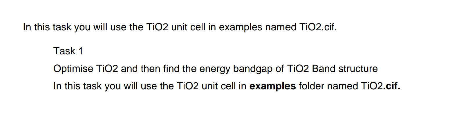 Solved In this task you will use the TiO2 ﻿unit cell in | Chegg.com