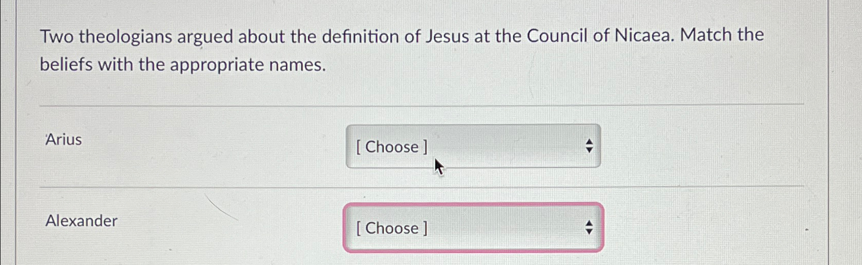 Solved Two theologians argued about the definition of Jesus | Chegg.com