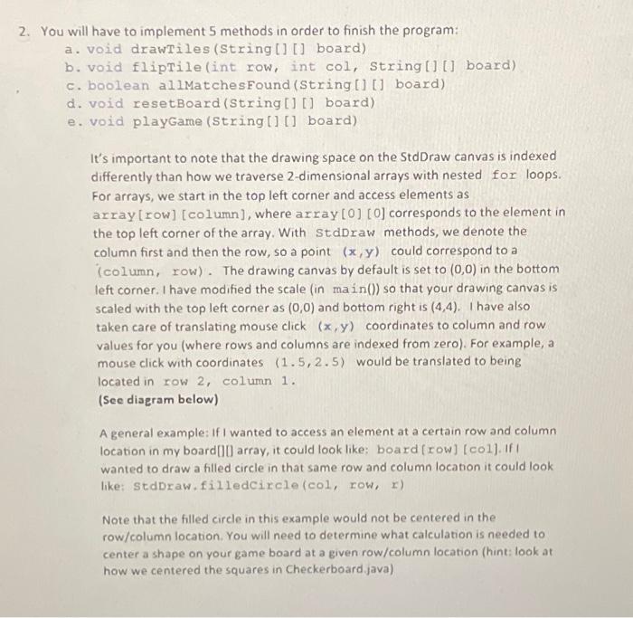 Solved In this project, you will write a Java program that | Chegg.com