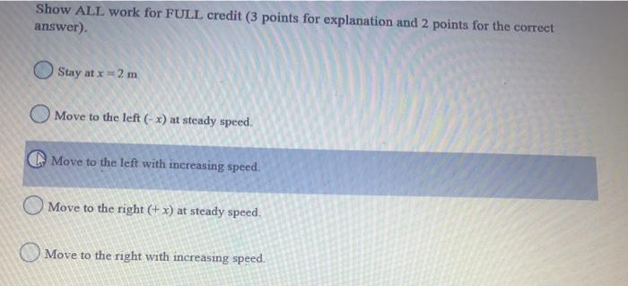 Solved 5 Points An Electron Is Released From Rest At X 2