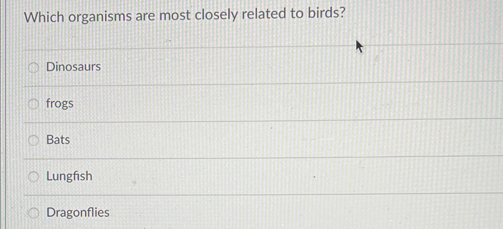 Solved Which organisms are most closely related to | Chegg.com