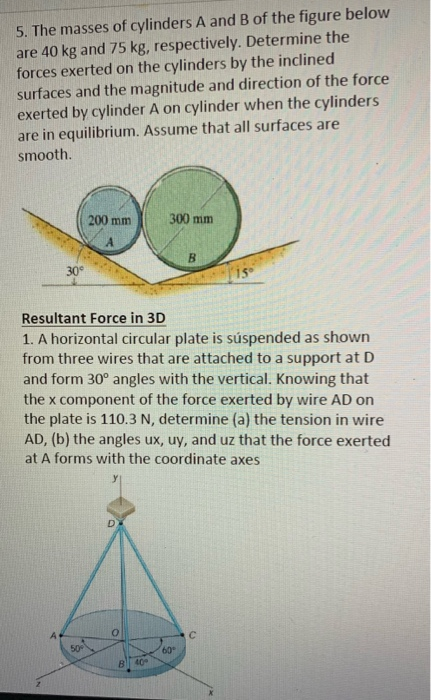 Solved Resultant Force in 2D 1. Determine the resultant R of | Chegg.com