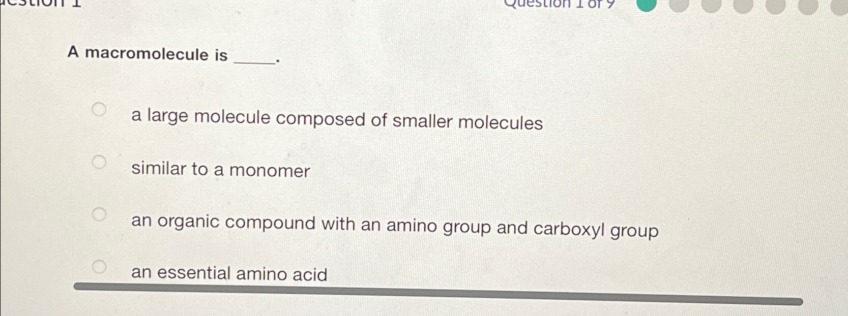 Solved A macromolecule isa large molecule composed of | Chegg.com