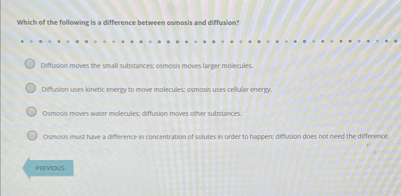 Solved Which of the following is a difference between | Chegg.com