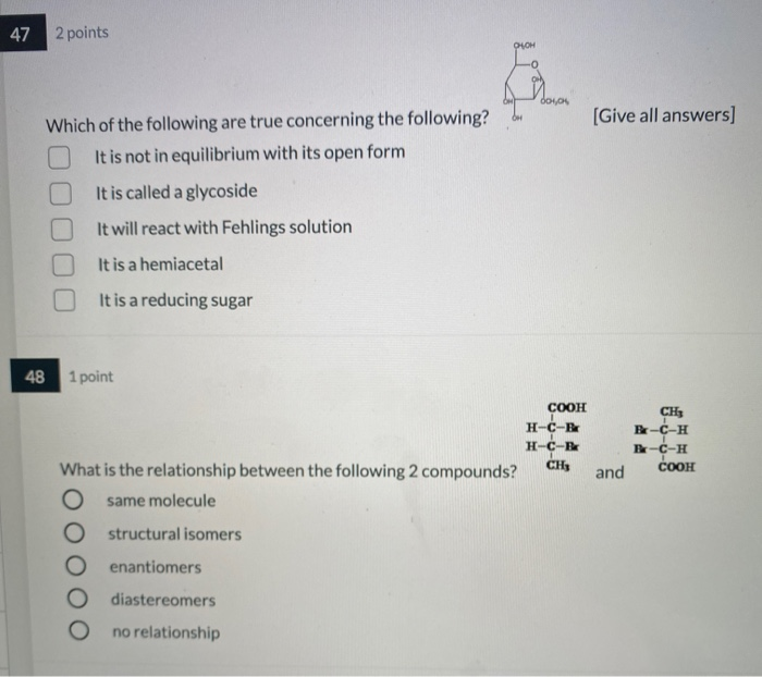 Solved 43 4 points Which of the following are stimulants? | Chegg.com
