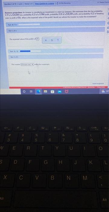 Solved Parti. 017 hatt 1 U? tar 2 =17 AllBusiness | Chegg.com