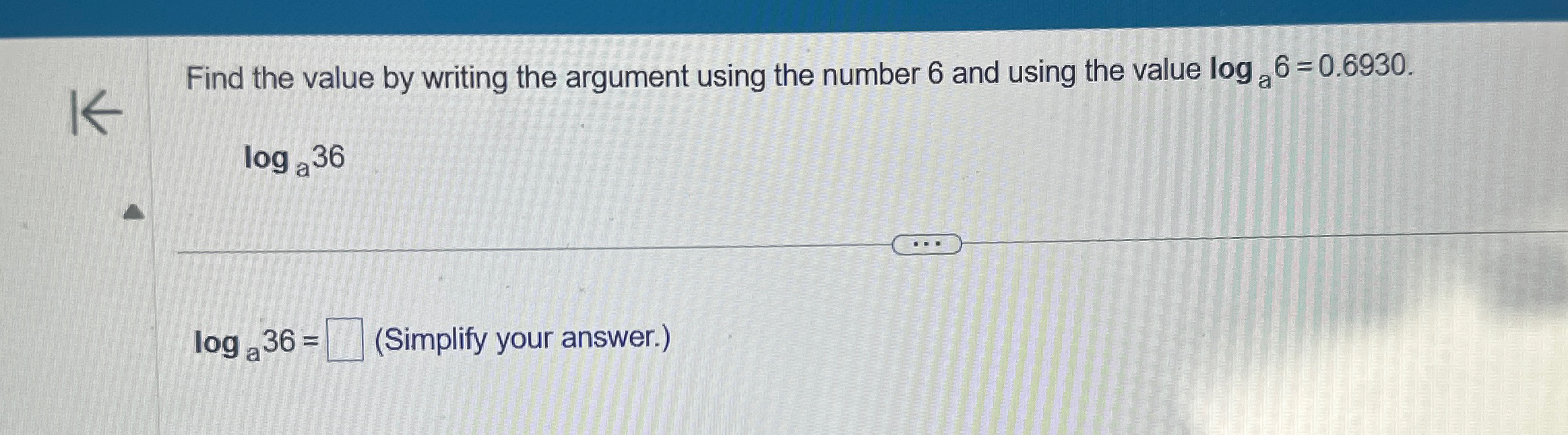 Solved Find the value by writing the argument using the | Chegg.com