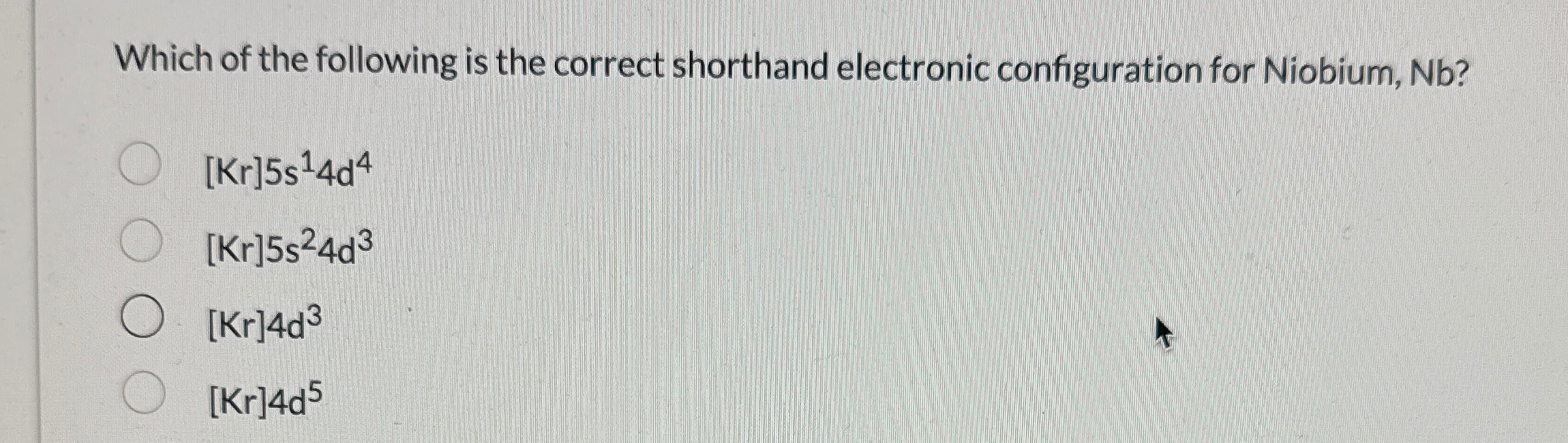 Solved Which of the following is the correct shorthand | Chegg.com