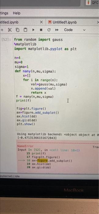 Solved hi i need to do a histogram wiht thta function but i | Chegg.com