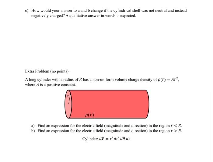 Solved Volume of a Cylinder: V=πr2L where L is the length of | Chegg.com