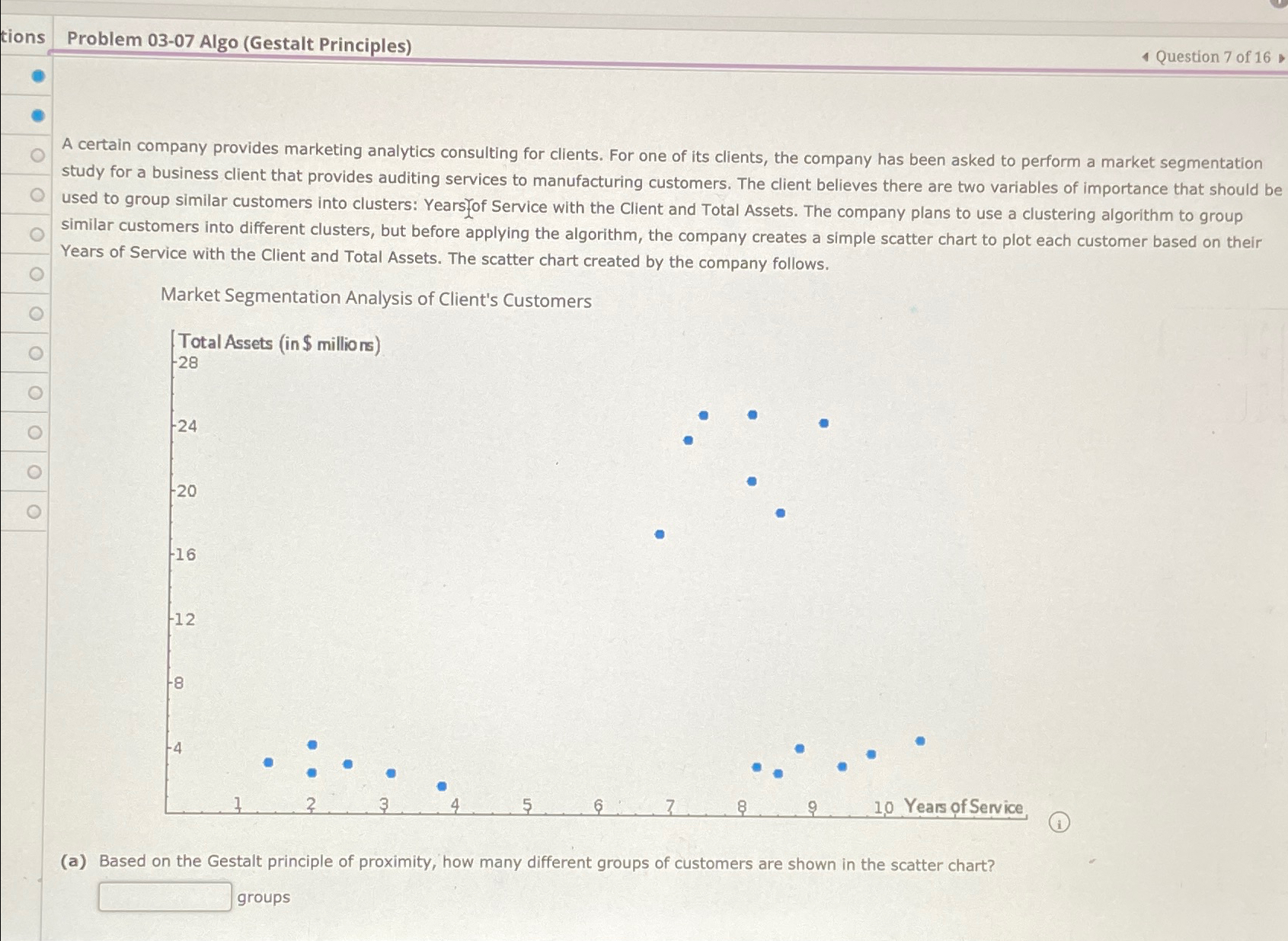 Solved Problem 03-07 ﻿Algo (Gestalt Principles)Question 7 | Chegg.com